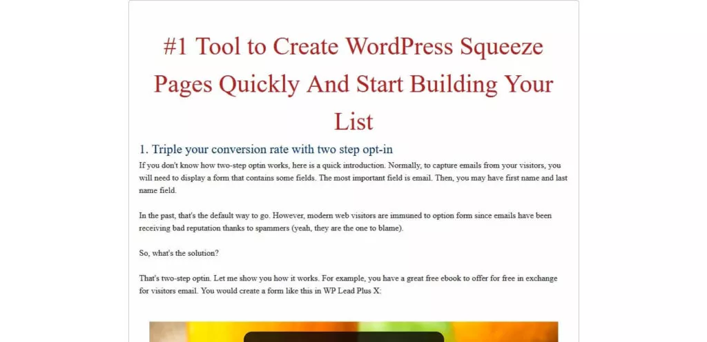 5 Best Squeeze Page Plugins for WordPress - Nestify